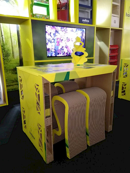 Cardboard booth at RemaDays and Euroshop