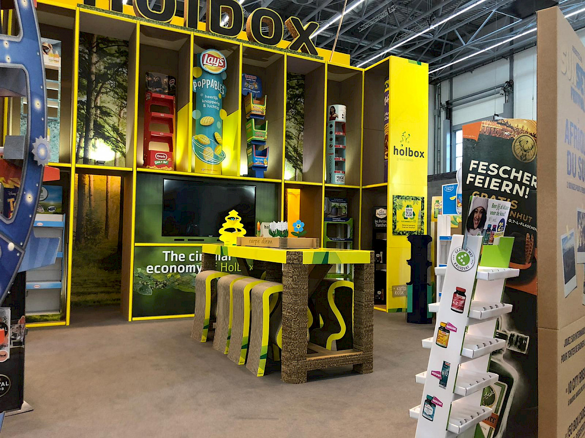 Cardboard booth at RemaDays and Euroshop